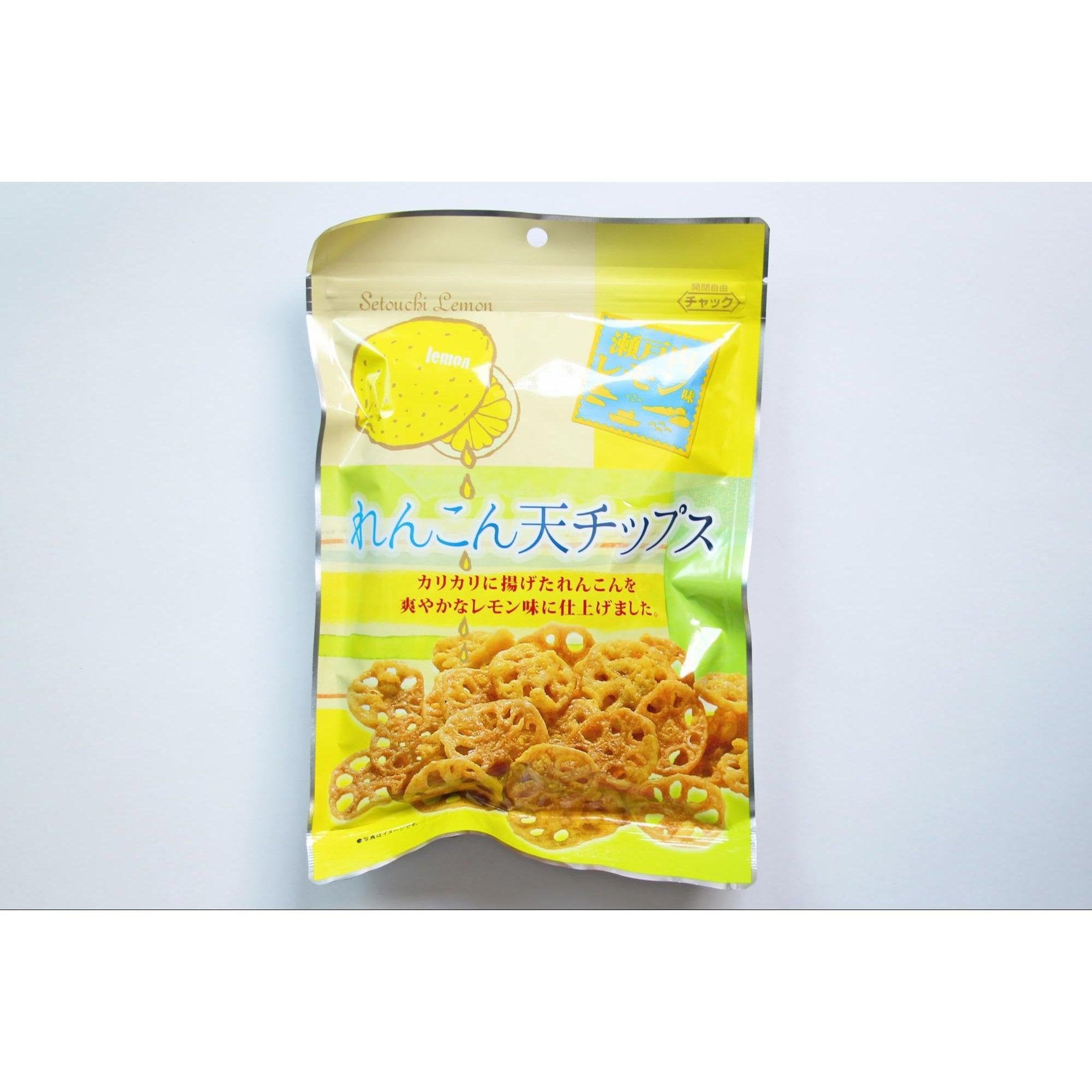 Daiko Setouchi Lemon Renkon Chips Lotus Root Chips 50g (Pack of 3 ...
